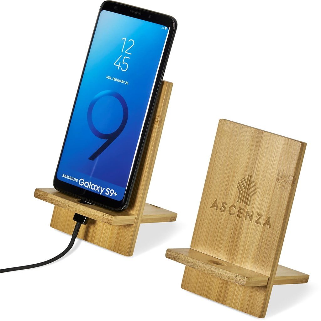 Branded Okiyo Ekslens Bamboo Phone Stand | Fancy Inc, ZA